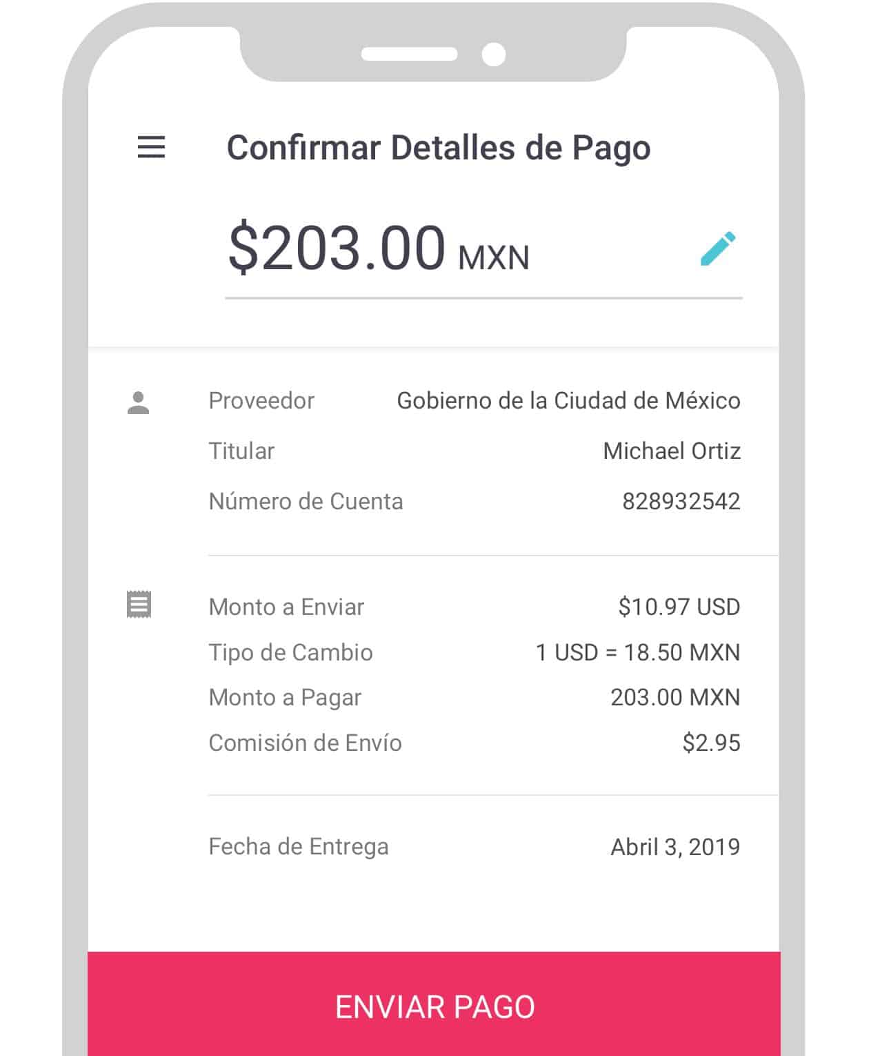 Pago de Facturas Internacionales